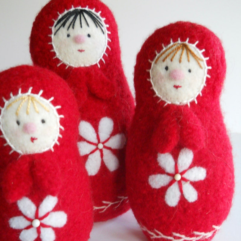Felt Russian Doll - Etsy