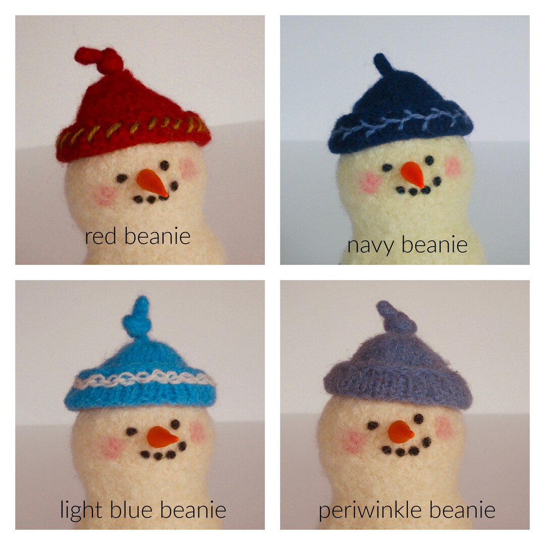 SNOWMAN HATS-2, Felted Snowman Hats, Snowman Gifts, Wool Hats for ...