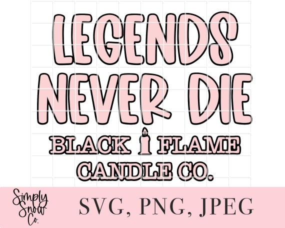 Legends Never Die SVG With Offset Png Halloween Svg Witches - Etsy ...