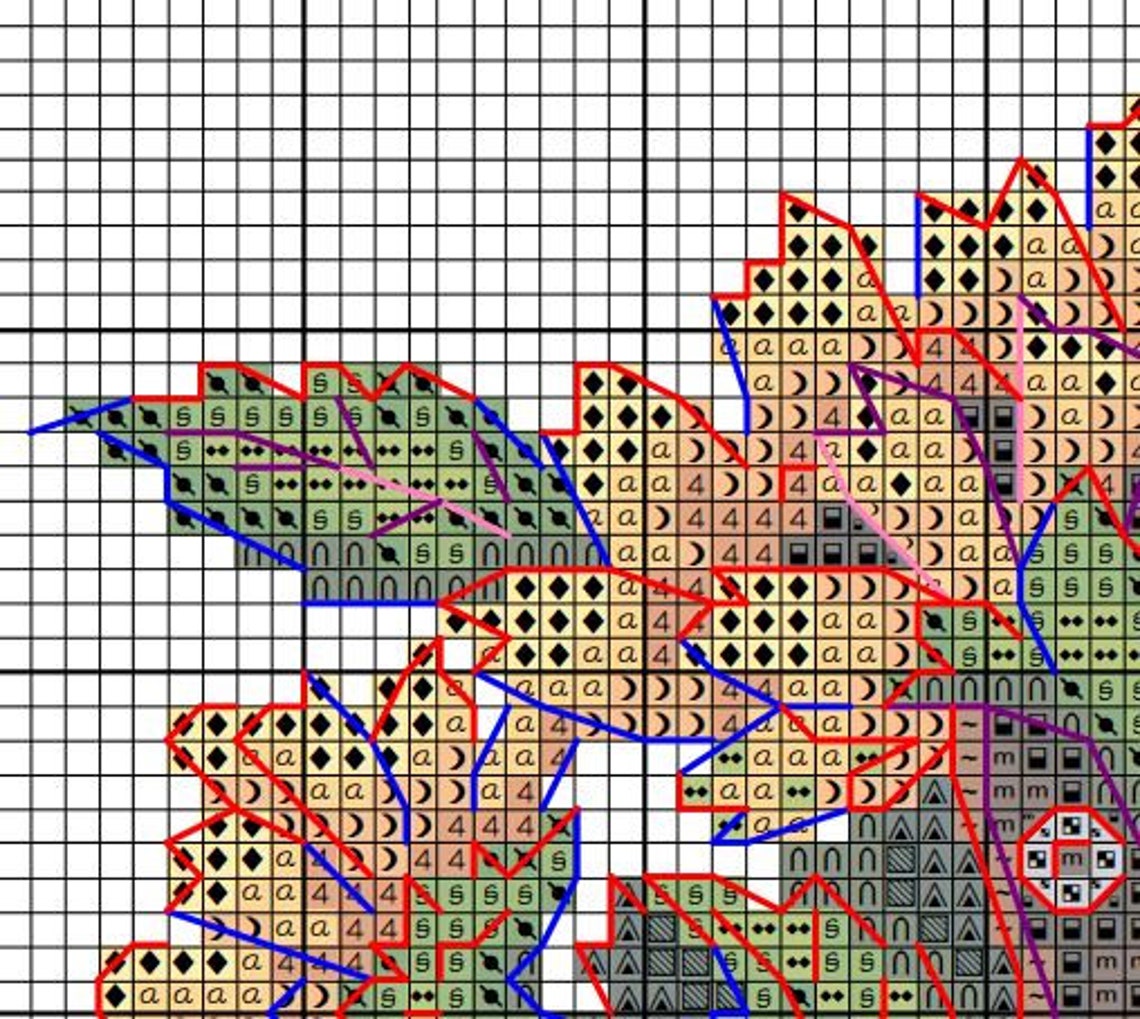 Flowers cross stitch Cross stitch designs Modern cross | Etsy