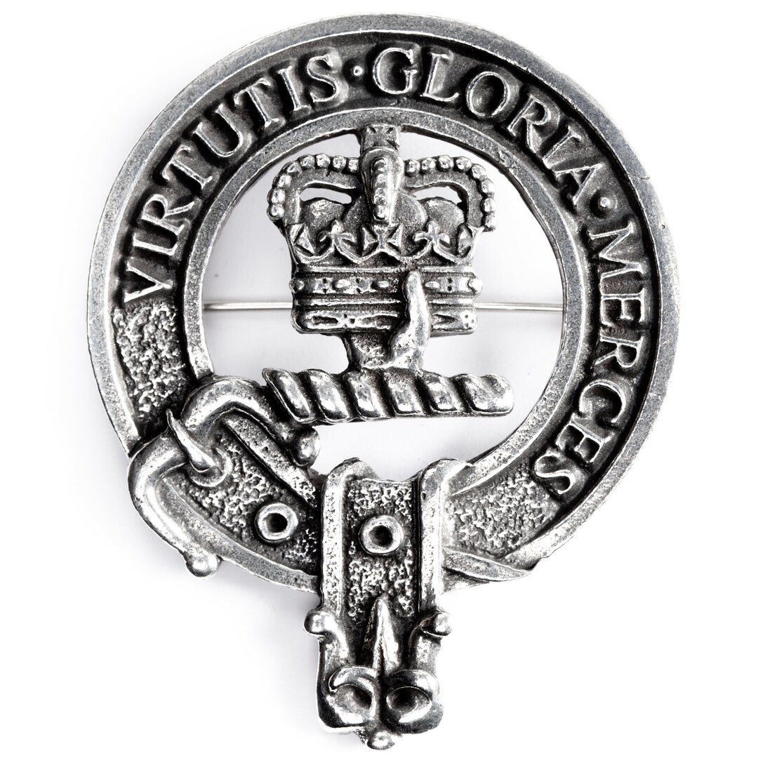 Insignia de gorra con el escudo del clan Robertson de EE. UU. Fabricada ...