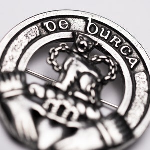 USA Kilts Burke Irish Clan Crest Cap Badge Made in Scotland - Etsy