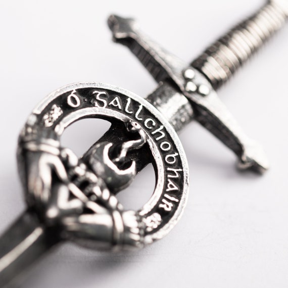 USA Kilts Gallagher Irish Clan Crest Kilt Pin Made In