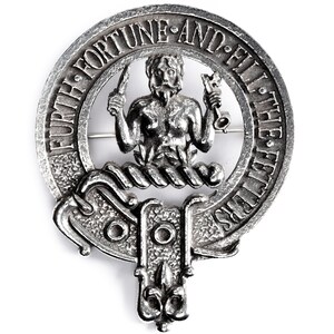 USA Kilts Murray of Atholl Clan Crest Cap Badge / Brooch Pin Made in ...