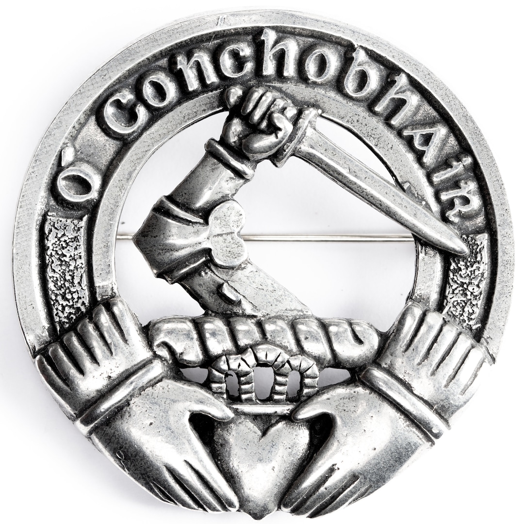 USA Kilts O'conor Irish Clan Crest Cap Badge / Brooch Pin Made in ...