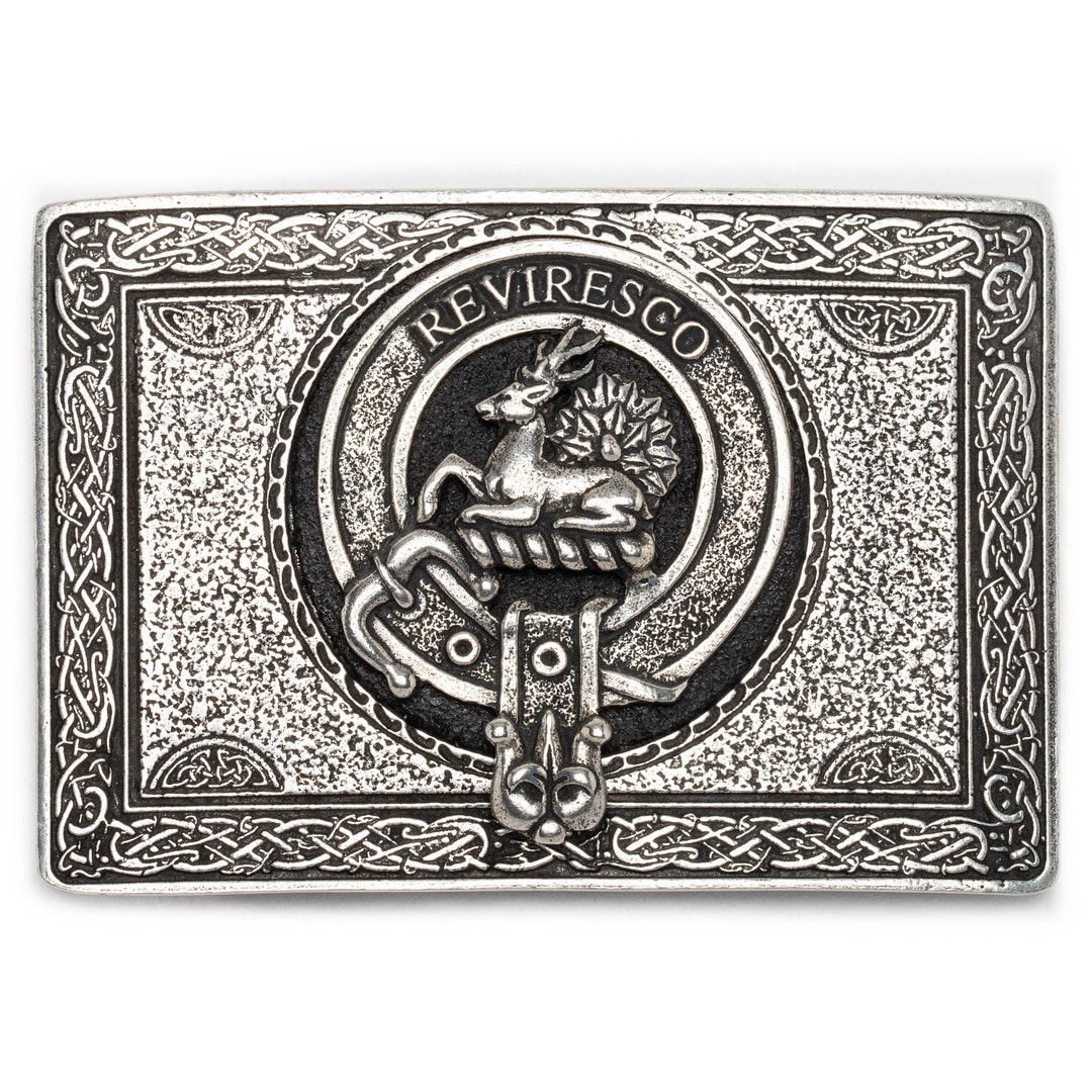USA Kilts Maxwell Clan Crest Belt Buckle Made in Scotland - Etsy