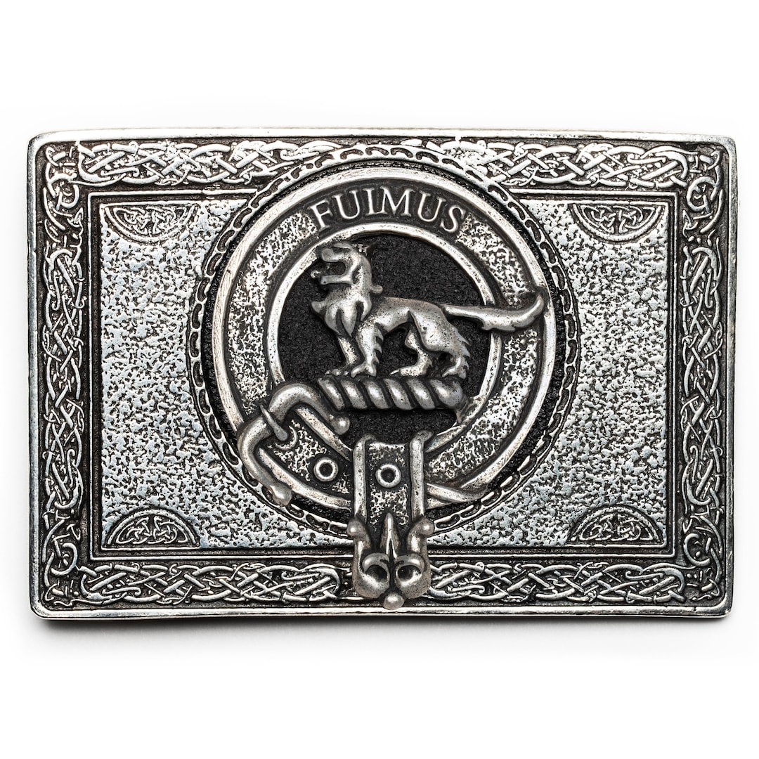 USA Kilts Bruce Clan Crest Belt Buckle Made in Scotland - Etsy