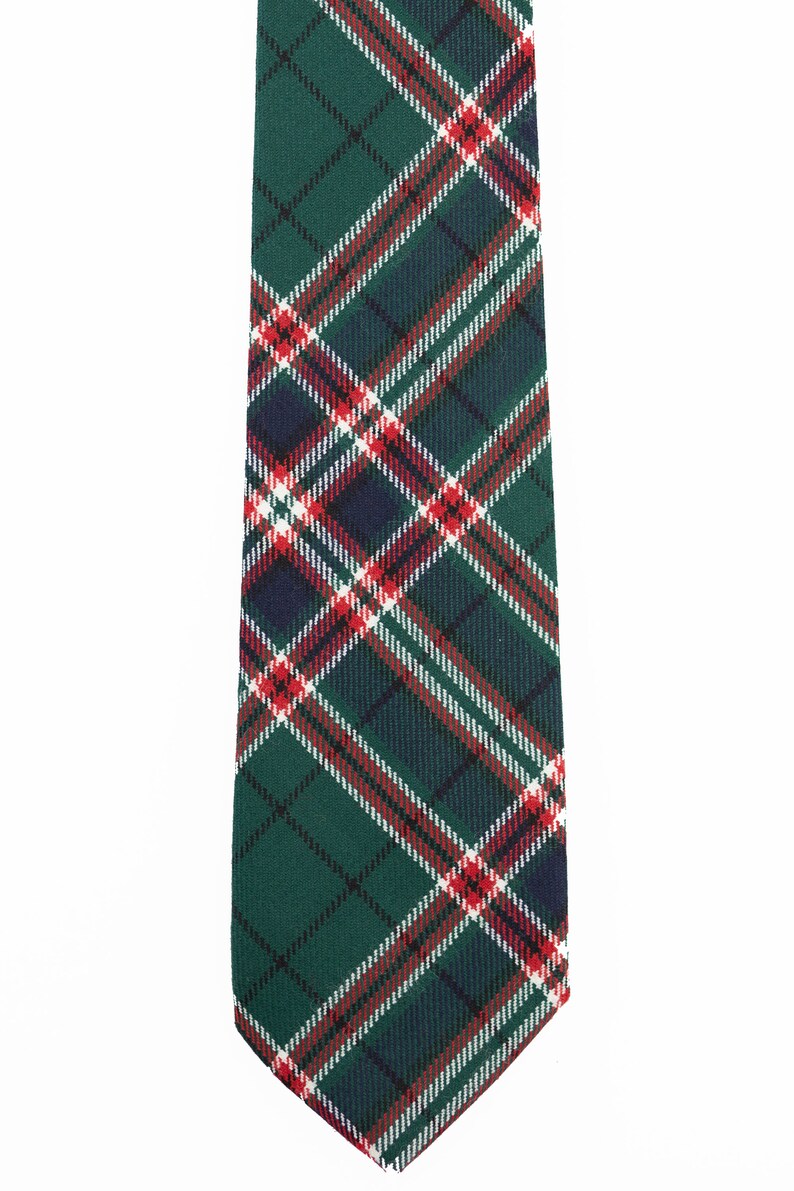 USA Kilts Macfarlane Hunting Modern Tartan Plaid Wool Necktie - Etsy