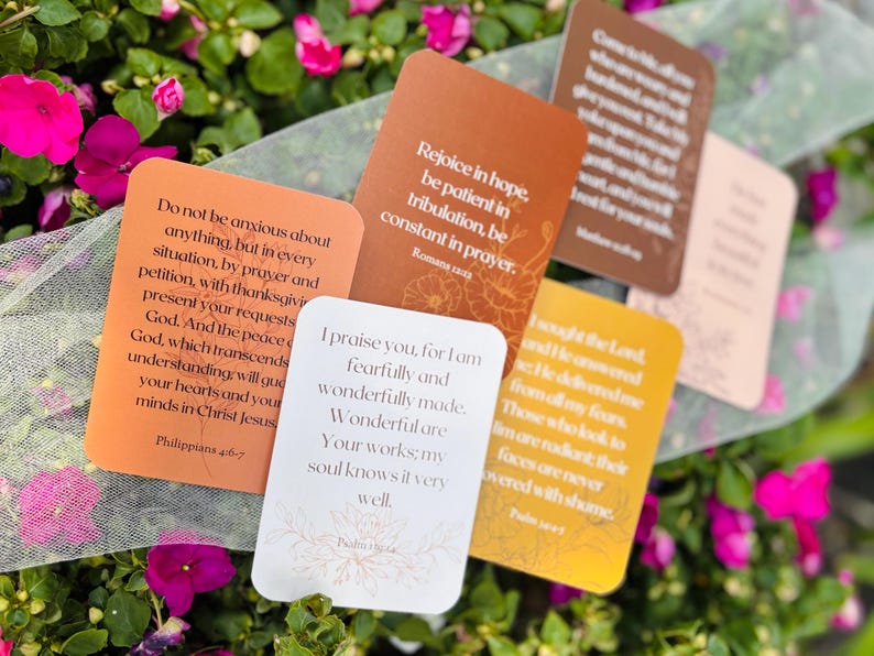 Postpartum Prayer Cards • Christian Scriptures for New Moms ...