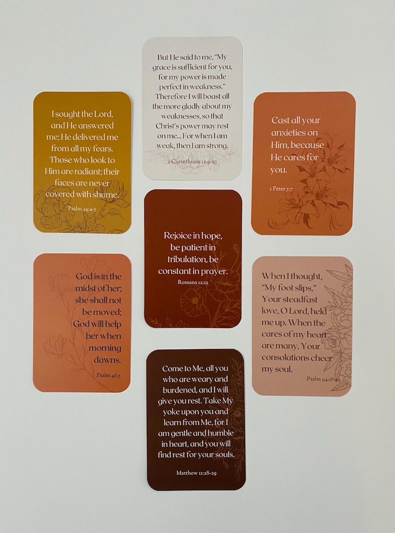 Postpartum Prayer Cards • Christian Scriptures for New Moms ...
