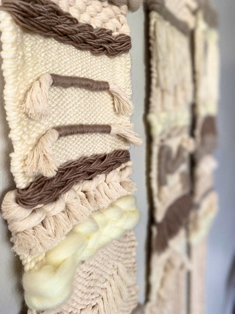 Woven Wall Art Statement Piece Wall Decor Weaving Woven Panels Bohemian ...