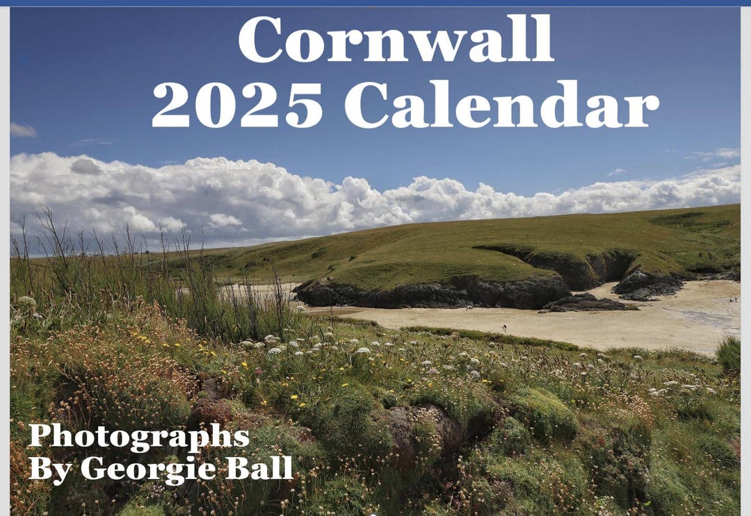 2025 Calendar Cornwall - Etsy UK