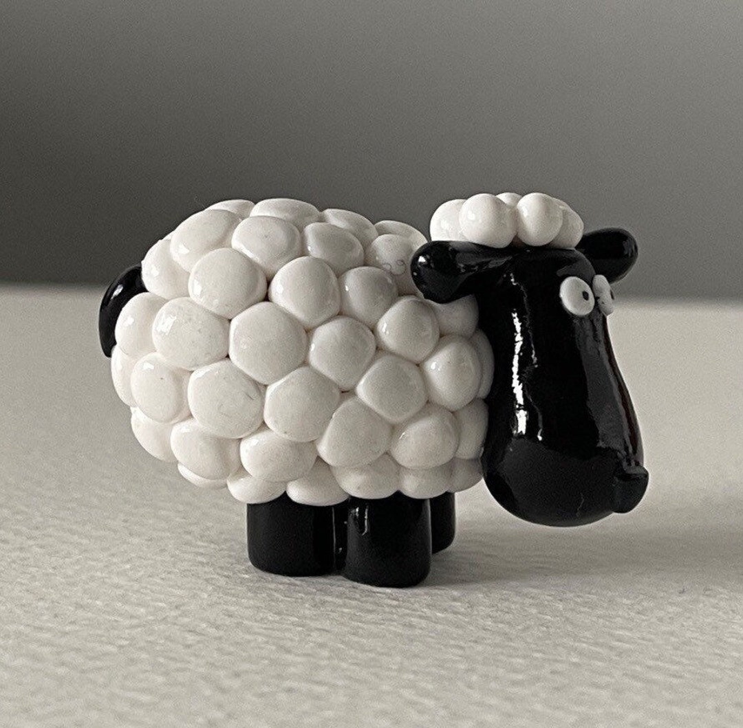 Handmade Clay Sheep Figure, Gift for Friends/loved Ones. - Etsy