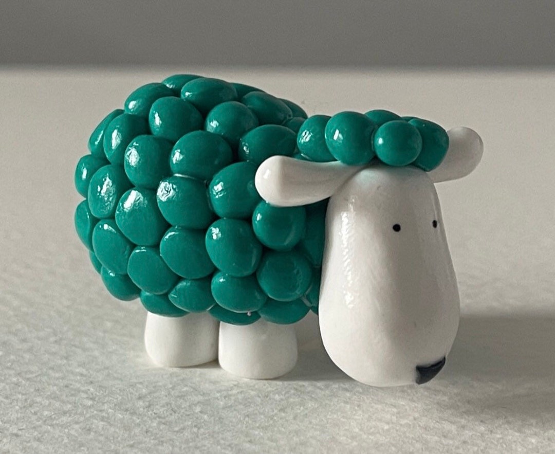 Handmade Clay Sheep Figure, Gift for Friends/loved Ones. - Etsy