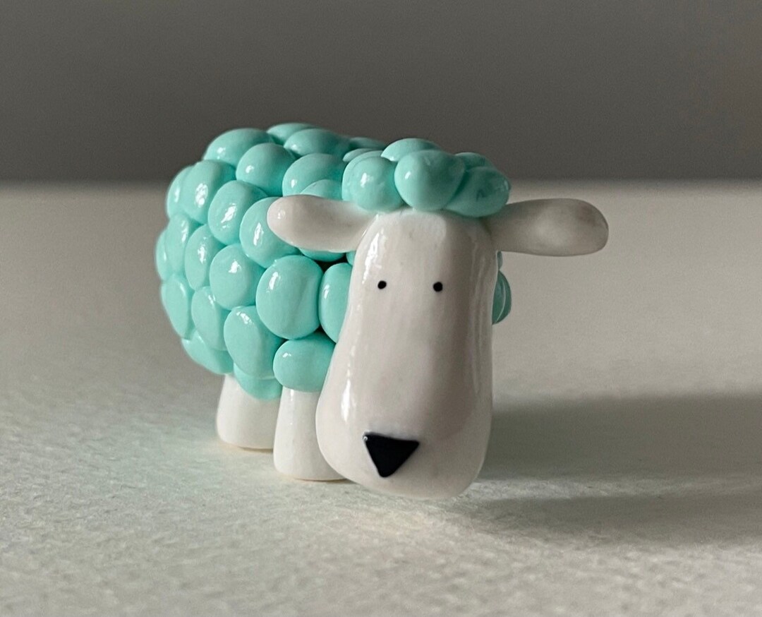 Handmade Clay Sheep Figure, Gift for Friends/loved Ones. - Etsy