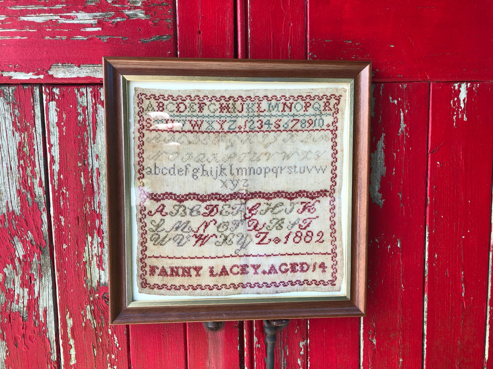 The English Schoolgirl Series - a Reproduction Sampler Chart PDF - Etsy