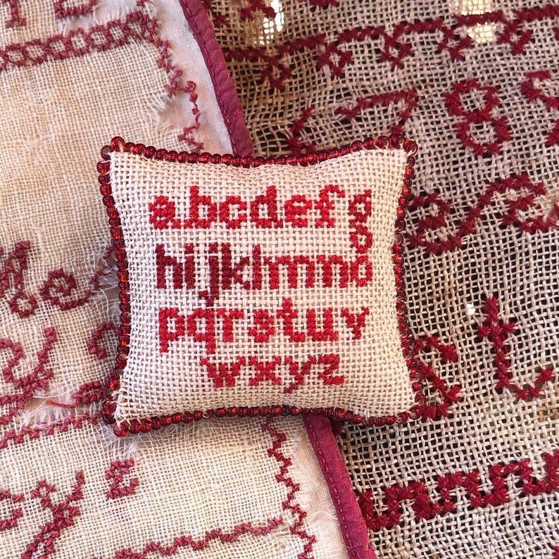 The English Schoolgirl Series a Reproduction Sampler Chart - Etsy