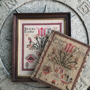 Susanna Eccles 1853 - a Reproduction Sampler PDF Chart - Etsy