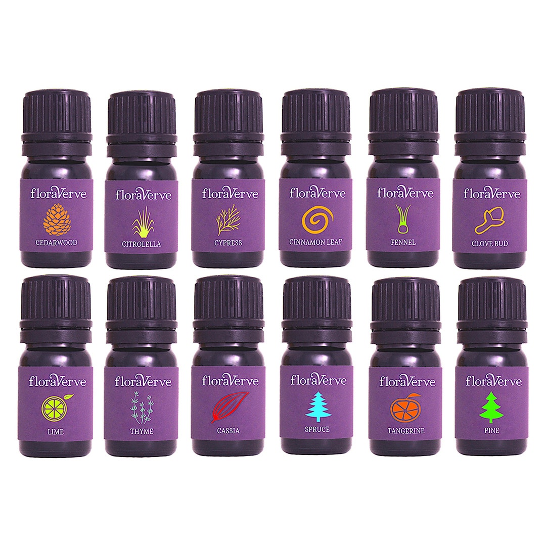 Floraverve Essential VIGOR Collection, Natural & 100% Pure Aromatherapy ...