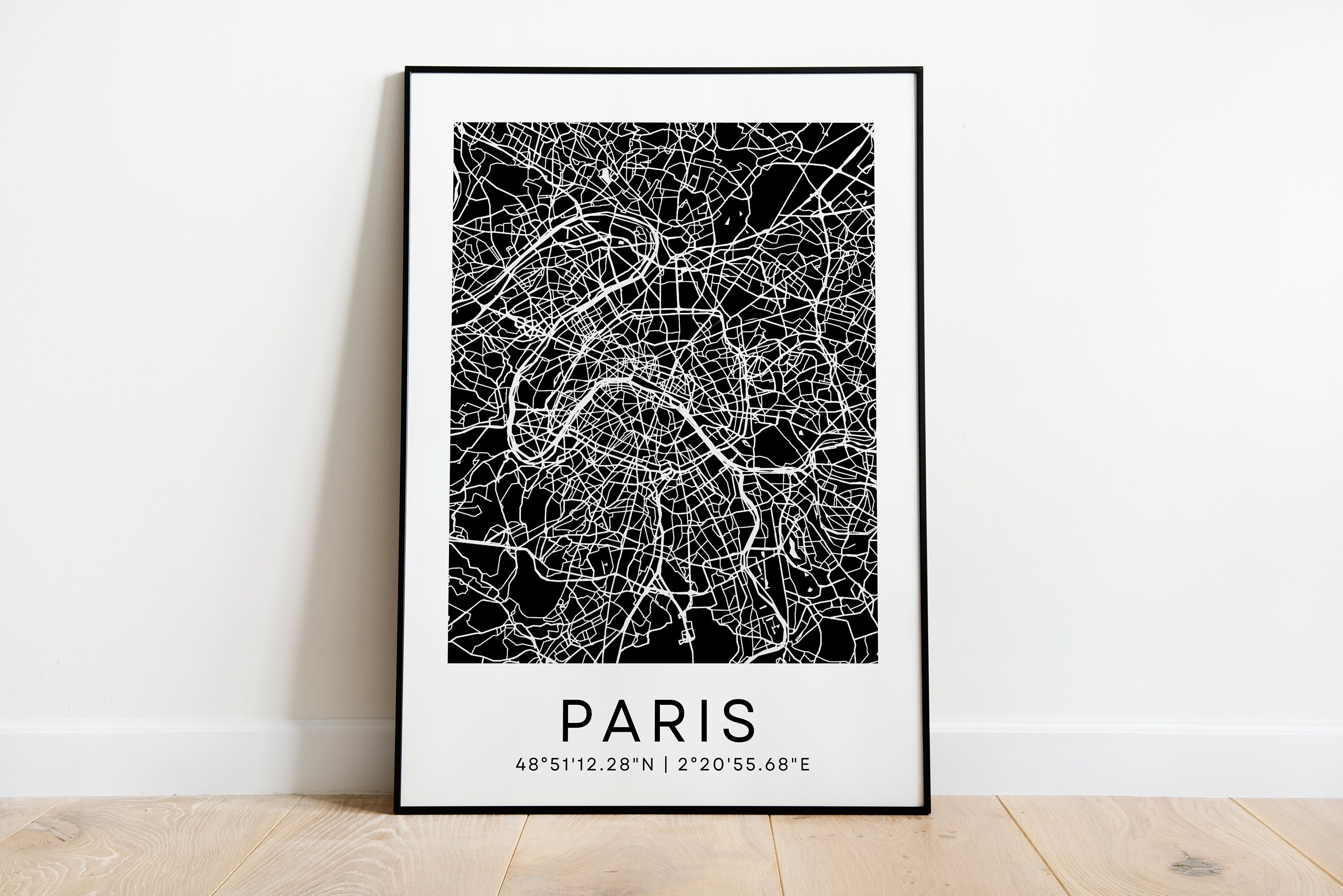 Set of 20 City Map Print Black&white City Map Poster Traveler and ...