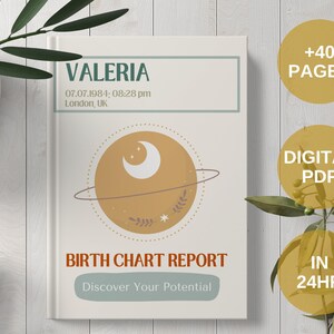 Birth Chart Reading With Custom Astrology Cover From Astrologer, Natal ...