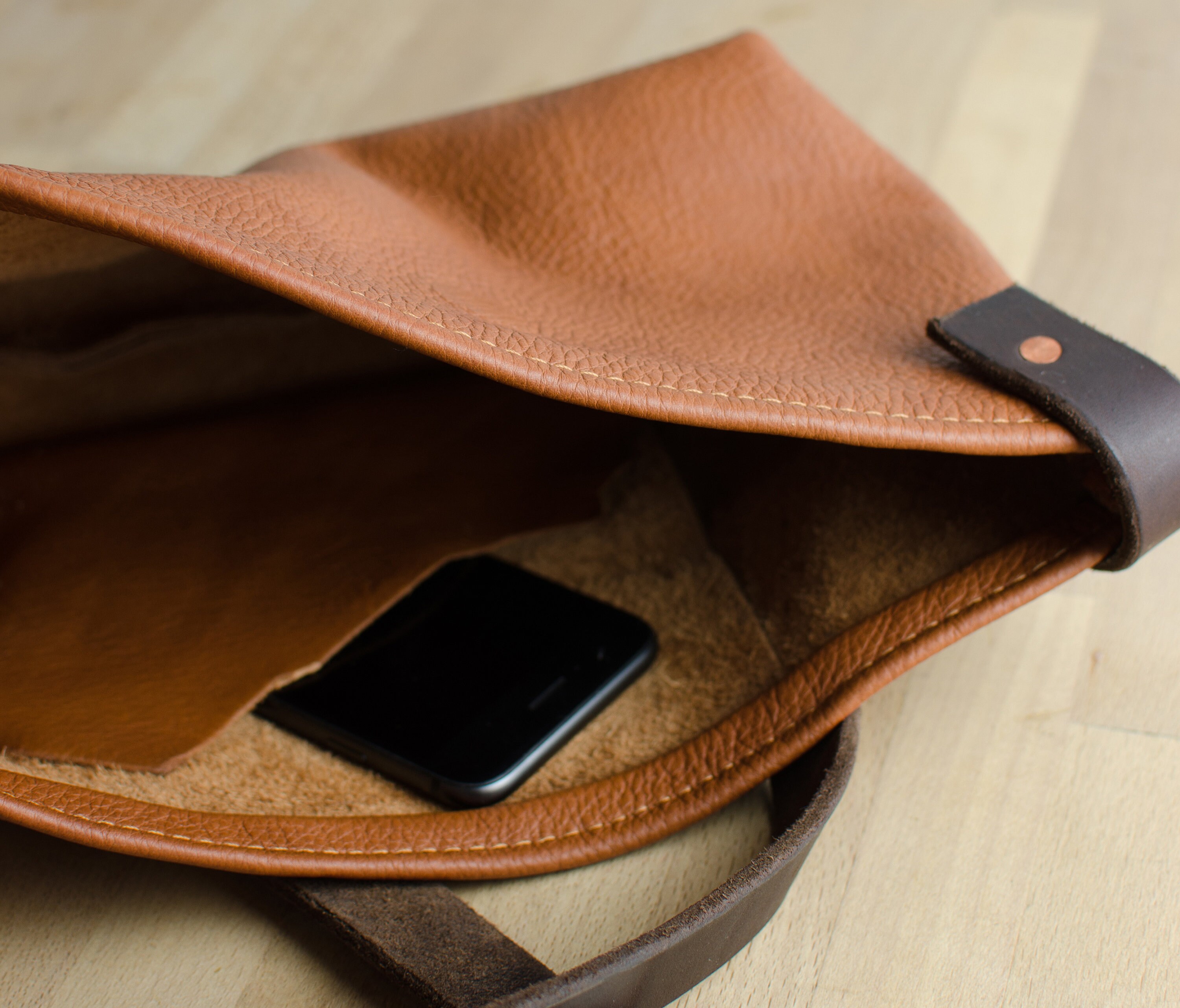 Small Soft Brown Leather Handbag Top Handle Evening Bag - Etsy