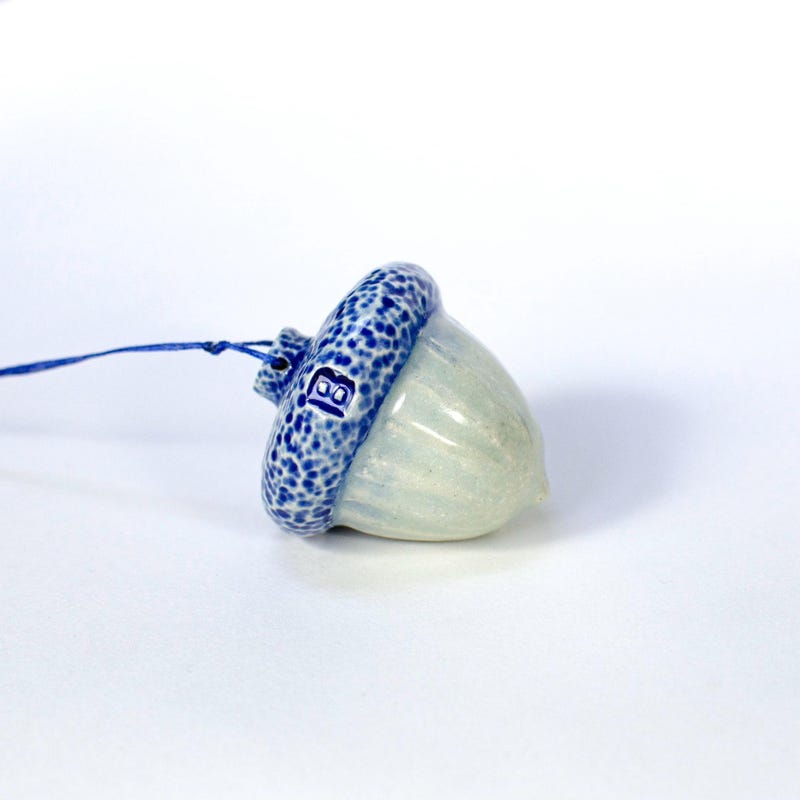 Ceramic Acorn Ornaments - Etsy UK