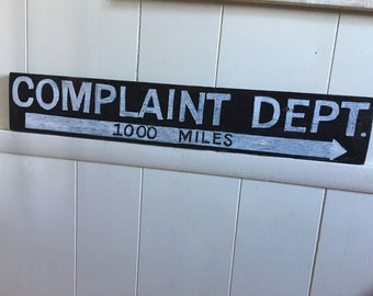 Complaint department | Etsy