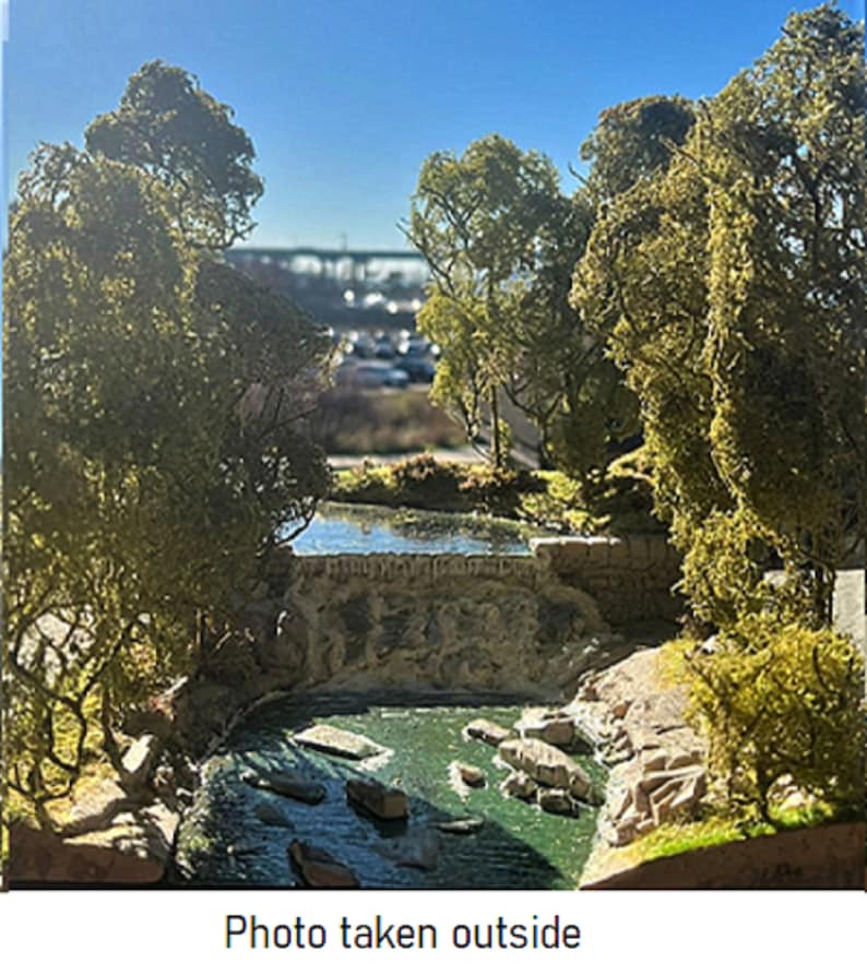 Diorama of the Bronx River Waterfall in Scarsdale, USA. - Etsy