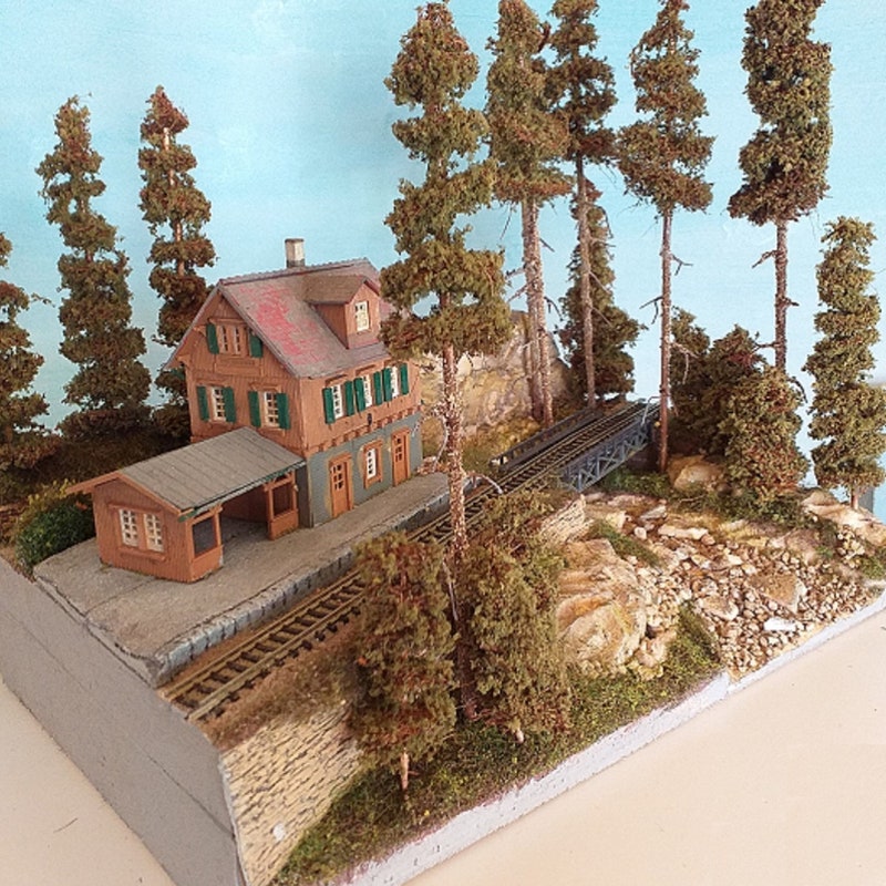 Train Diorama - Etsy