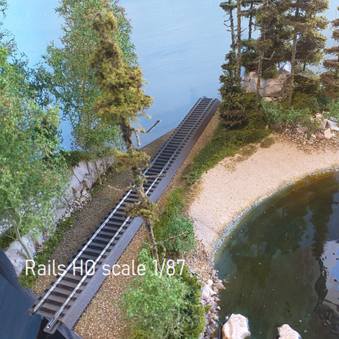 Diorama Scenic Lake With Forest Road Suits Scale 1/32 to 1/100 - Etsy