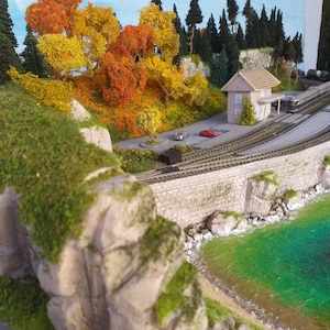 Model Train Railway Layout in N Scale 1/160, With Very Realistic ...