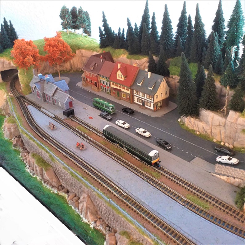 Scenic Model Railroad Layout Diorama Scale N 1:160 - Etsy