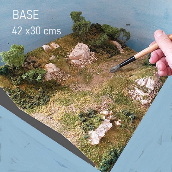 Model Diorama Landscape Display Base for Scale 1/18 to 1/87 - Etsy