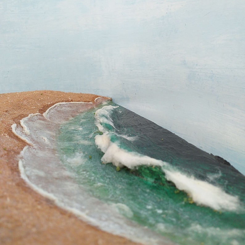 Model Seashore Diorama With Beach for Scale 1/22 to 1/100 - Etsy