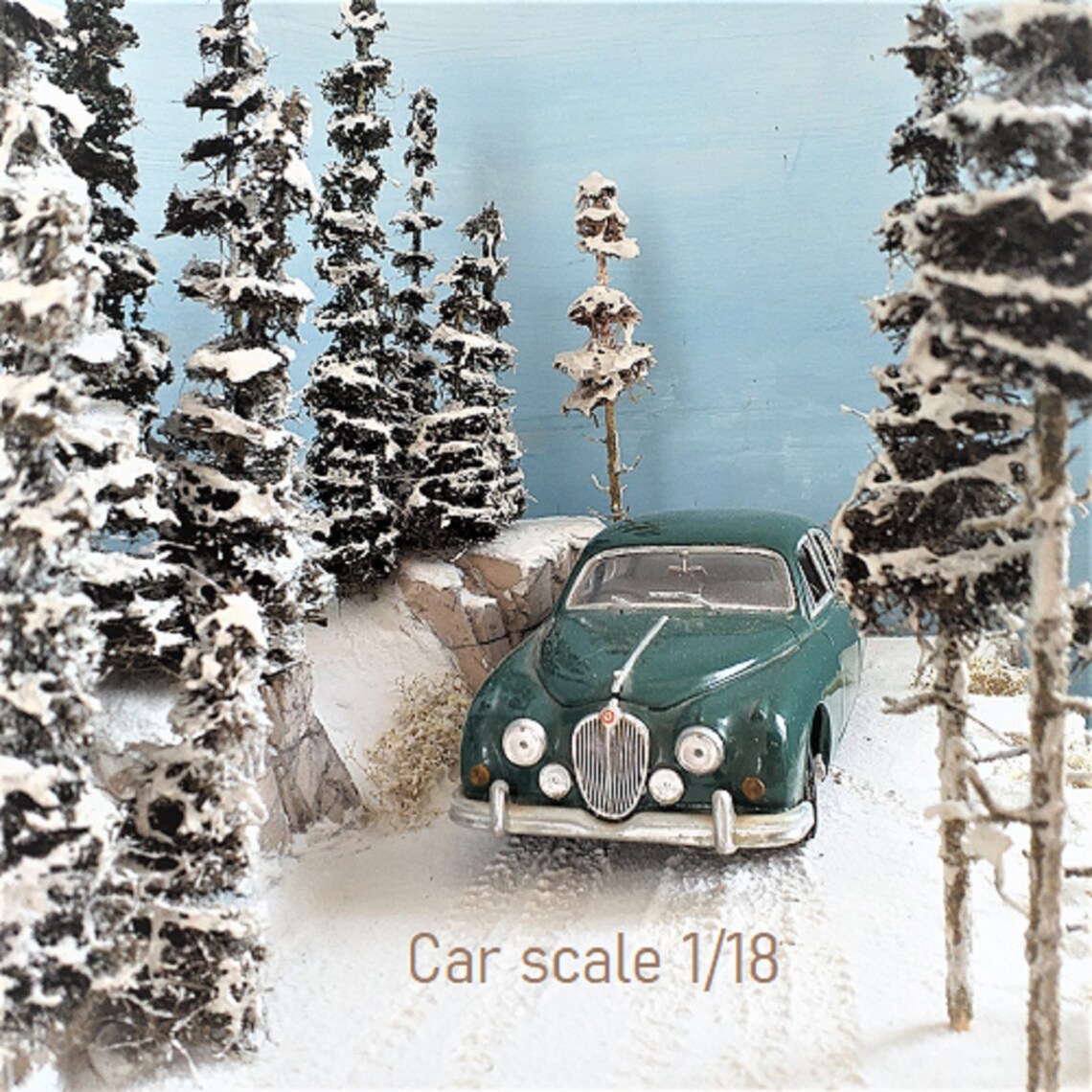 Model Winter Snow Landscape Diorama Scale 1/18 to 1/87 - Etsy