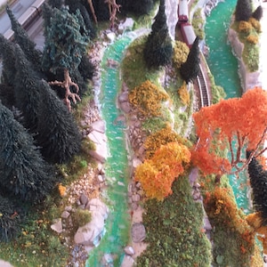 Model Train Railway Layout in N Scale 1/160, With Very Realistic ...