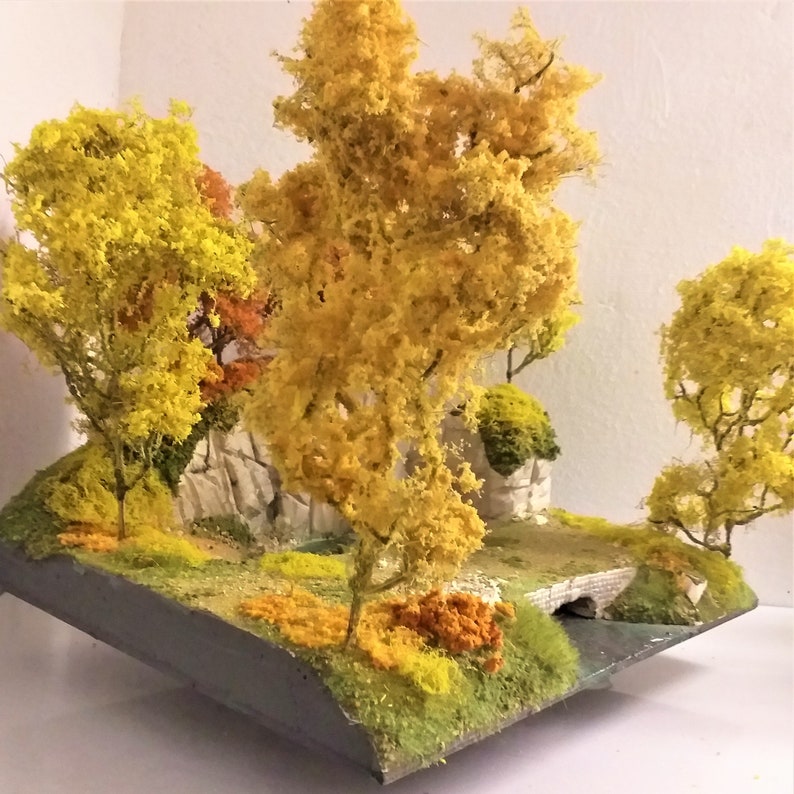Scenic Forest in Autumn Colours, Scale 1/18 to 1/100 - Etsy