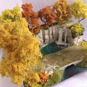 Scenic Forest in Autumn Colours, Scale 1/18 to 1/100 - Etsy