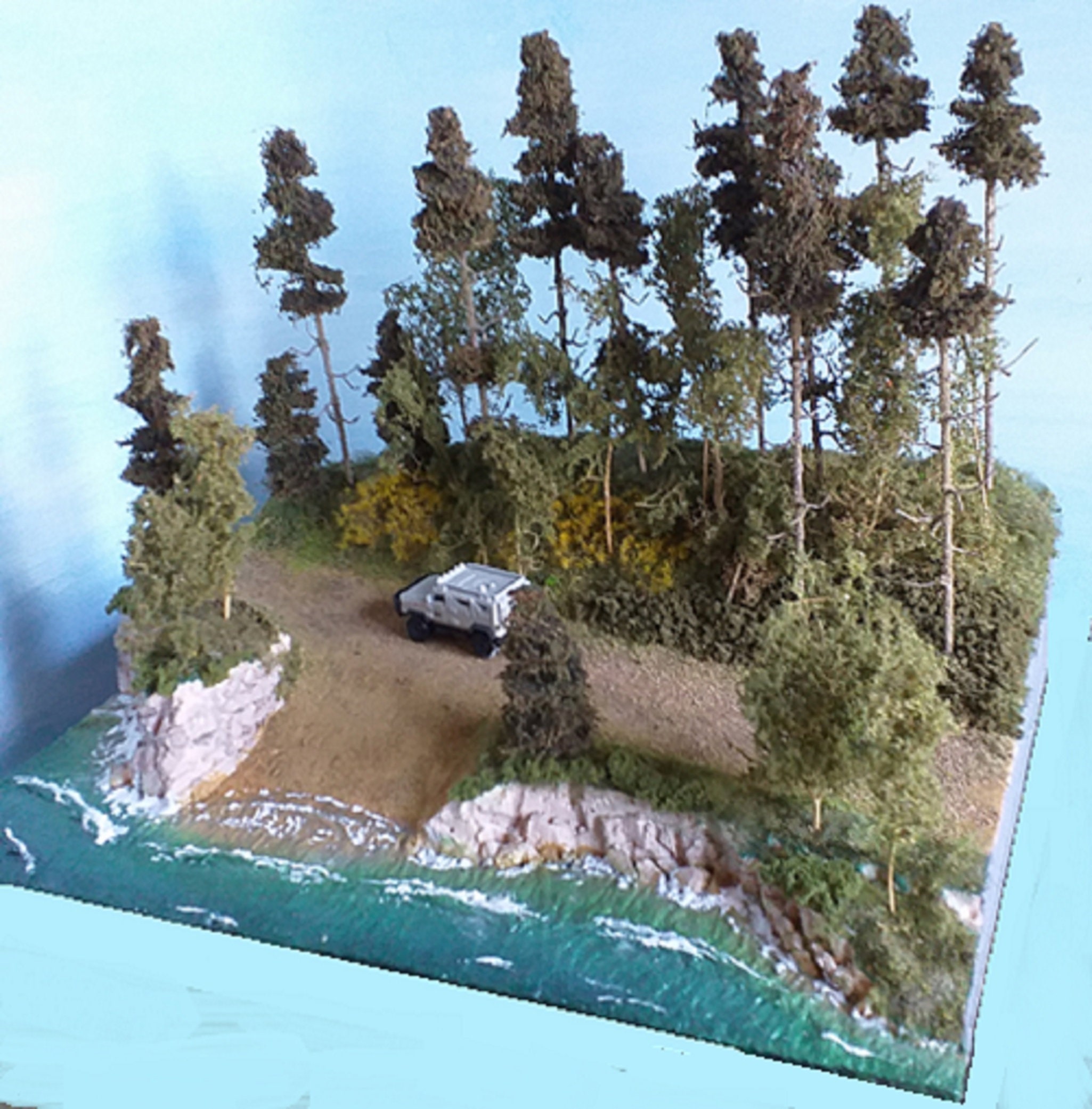 Seashore Forest Road Diorama Scal 1/32 to 1/160 - Etsy Canada