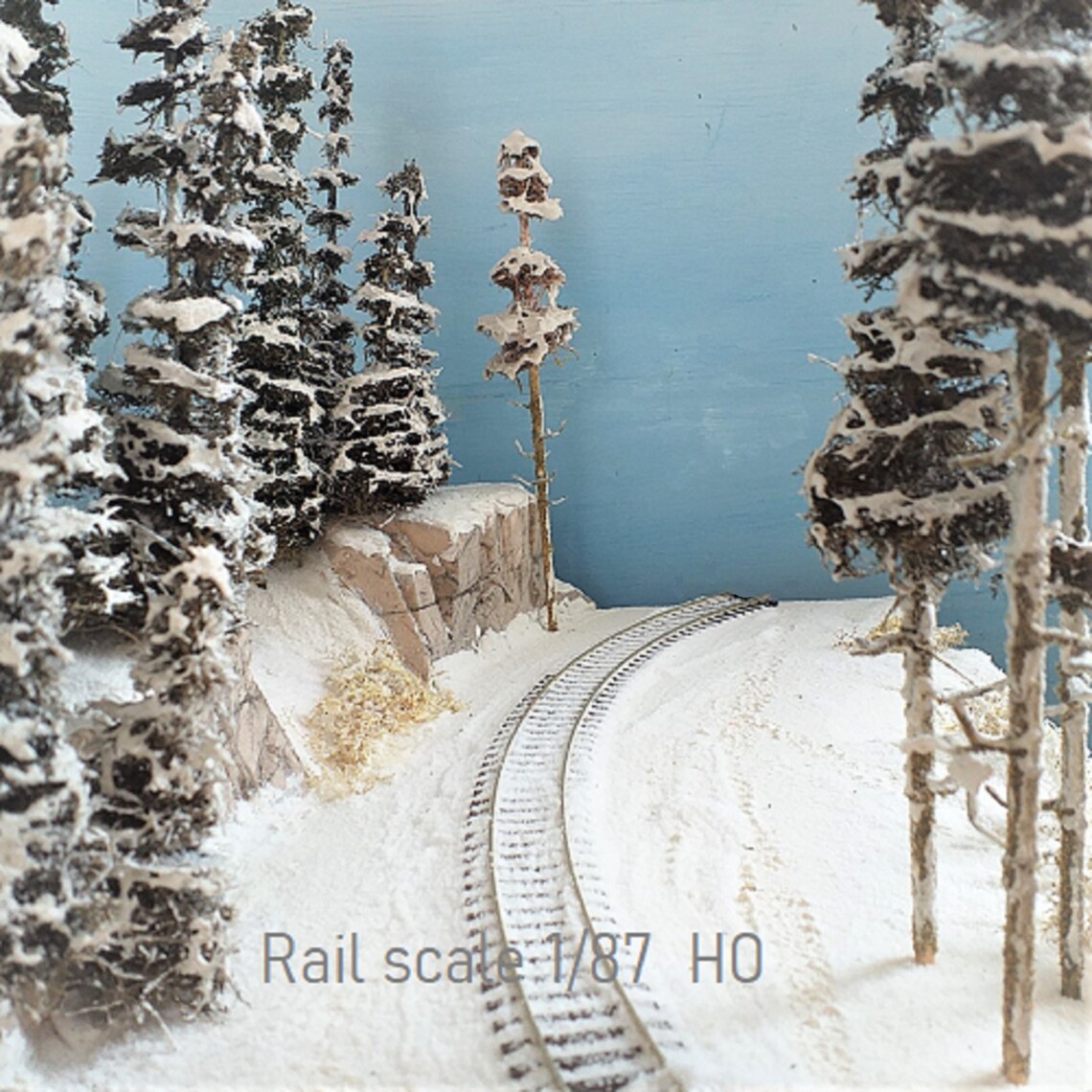 Model Winter Snow Landscape Diorama Scale 1/18 to 1/87 - Etsy