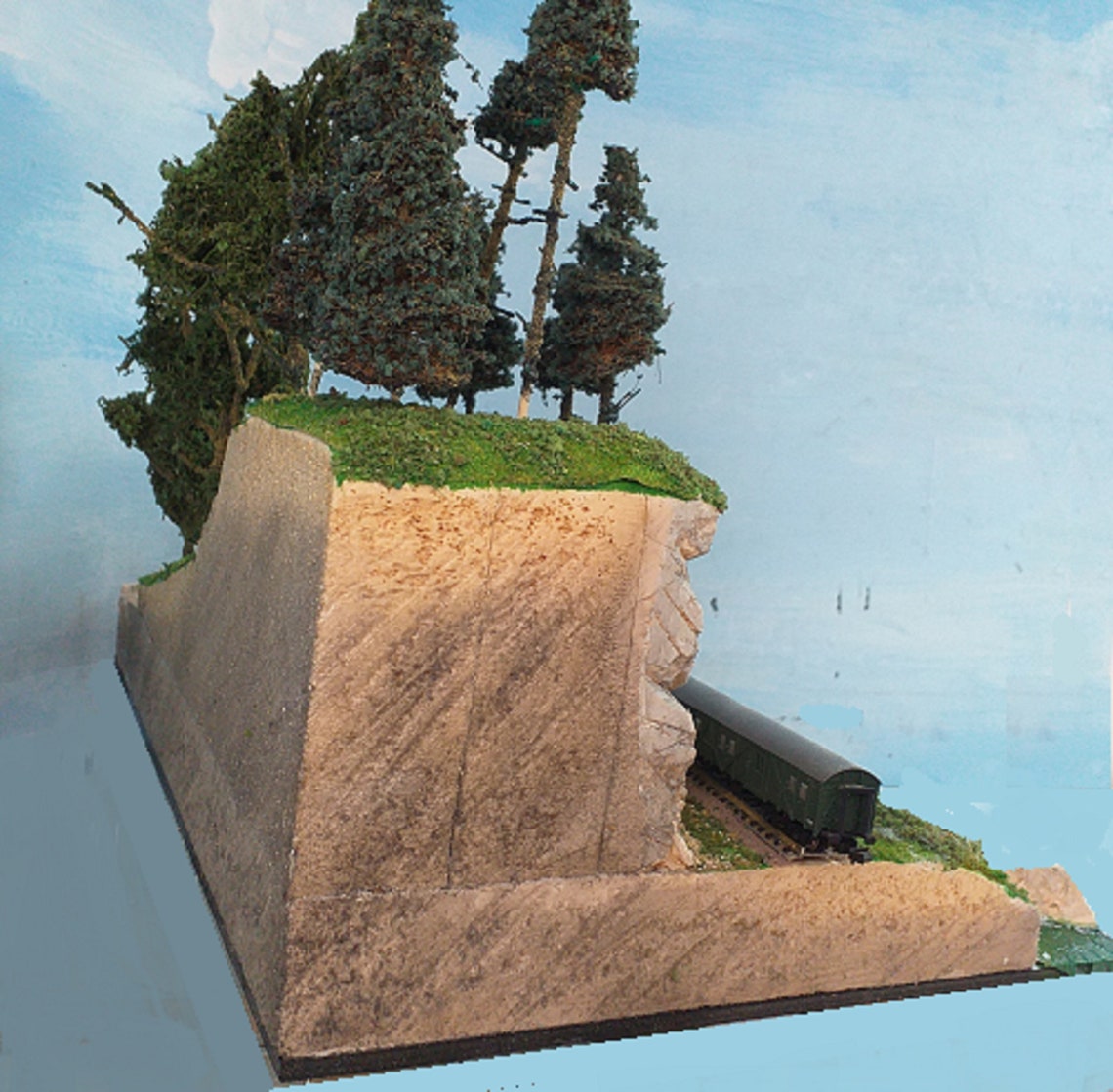 Model Train Layout Diorama in N Scale 1/160 - Etsy