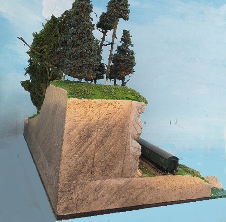 Model Train Layout Diorama in N Scale 1/160 - Etsy