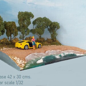 Model Seashore Diorama With Beach for Scale 1/22 to 1/100 - Etsy