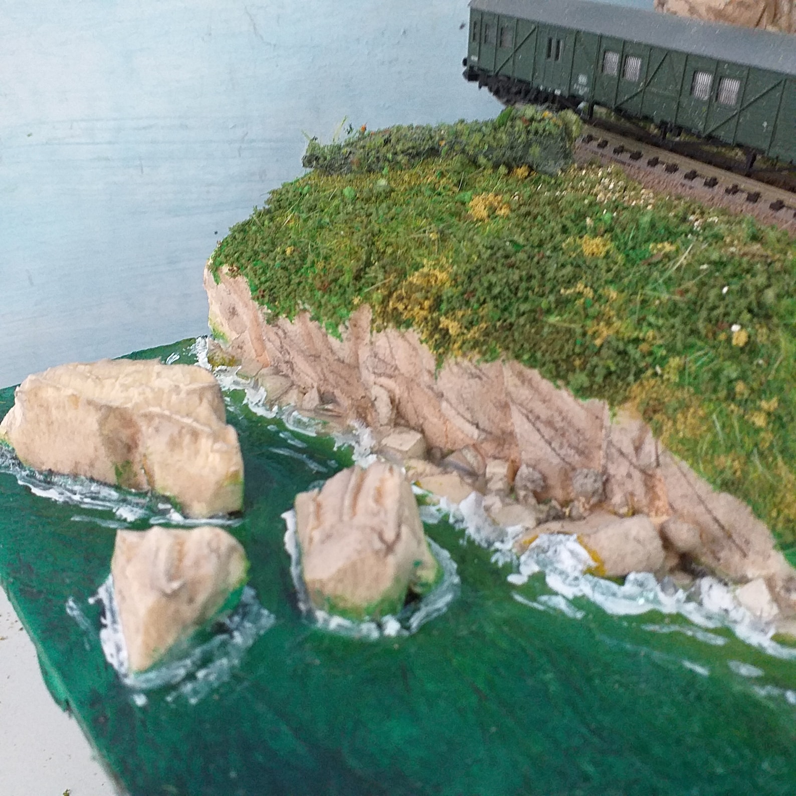 Model Train Layout Diorama in N Scale 1/160 - Etsy
