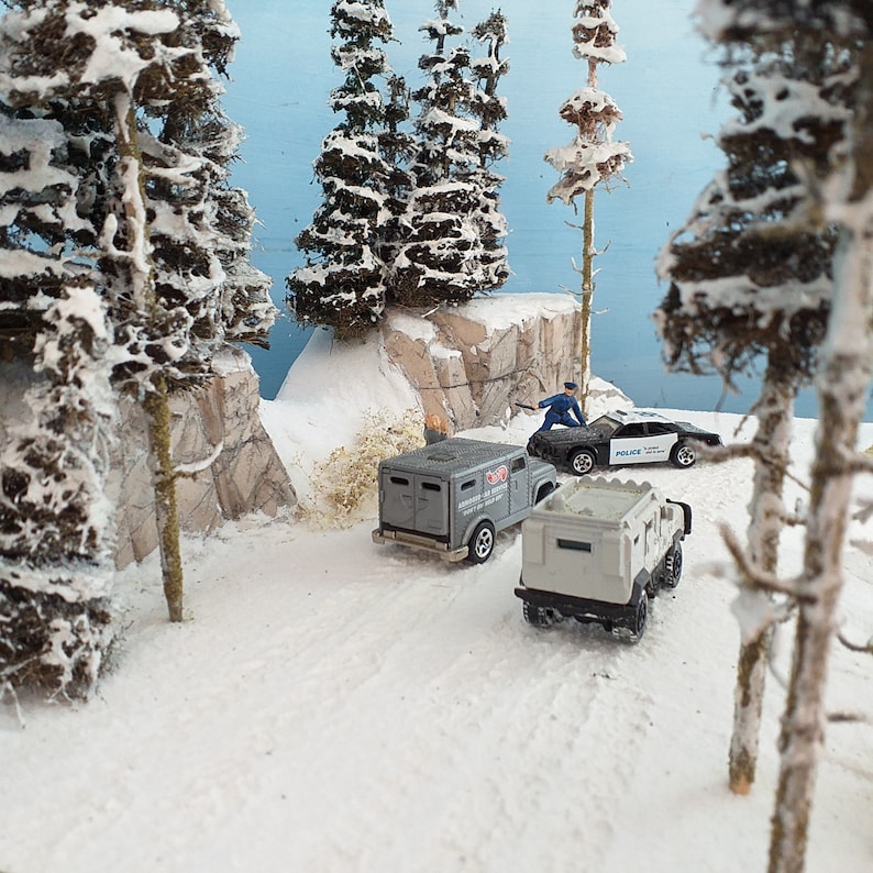 Model Winter Snow Landscape Diorama Scale 1/18 to 1/87 - Etsy