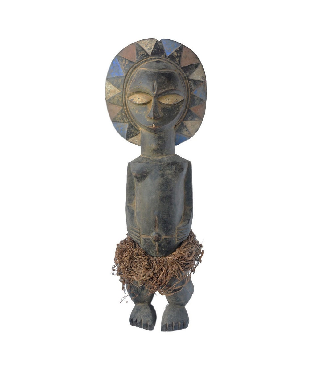Eket African Statuette | African Tribal Statue | Wood African Statue ...