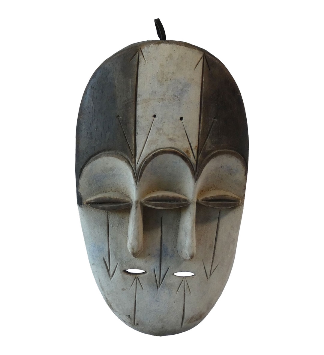 African Lega Mask Tribal Art, Congo Wooden Mask, Collectors Mask ...