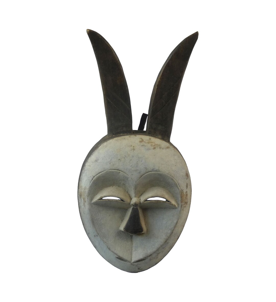 African Kwele Horned Mask African Wood Mask African - Etsy