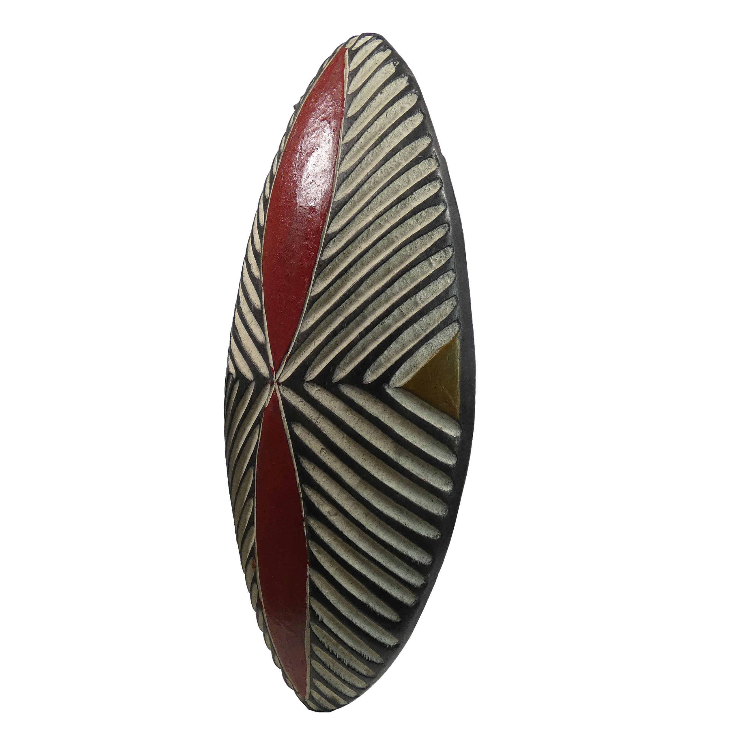 Small Zulu Tribal Shield – Painted Carved Wood South Africa | African ...